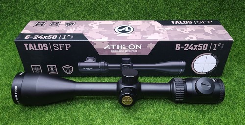 Athlon TALOS 6-24x50mm SF 1" Riflescope w/ SFP ATMR1 SFP IR MIL Reticle ...