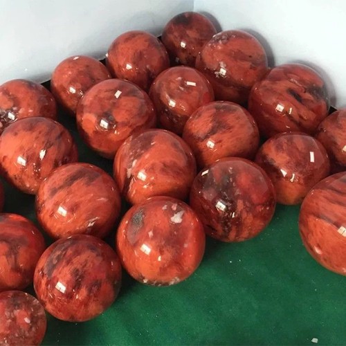 Red Asian Rare Natural Quartz Magic Crystal Healing Ball Sphere 80mm ...