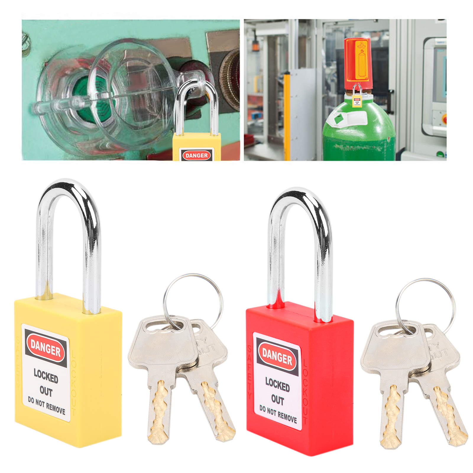 38mm Lockout Lock Insulation Safety Engineering LOTO Padlock For ...