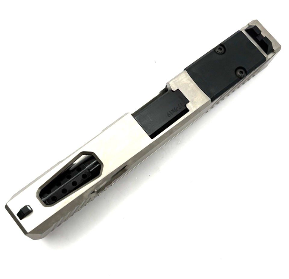 High Table Glock 17 Gen 5 W3 Nickel Complete Slide RMR Cut Black Ported ...