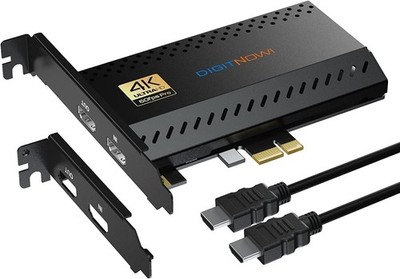 DIGITNOW Video PCIE Capture Card 4K30fps Game Live Streaming Capture ...