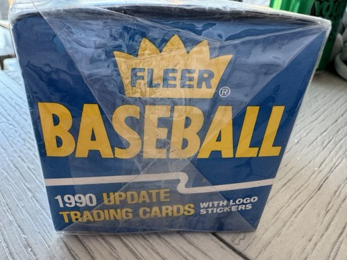1990 FLEER UPDATE TRADING CARDS SET WITH LOGO STICKERS 10th ANNIVERSARY ...
