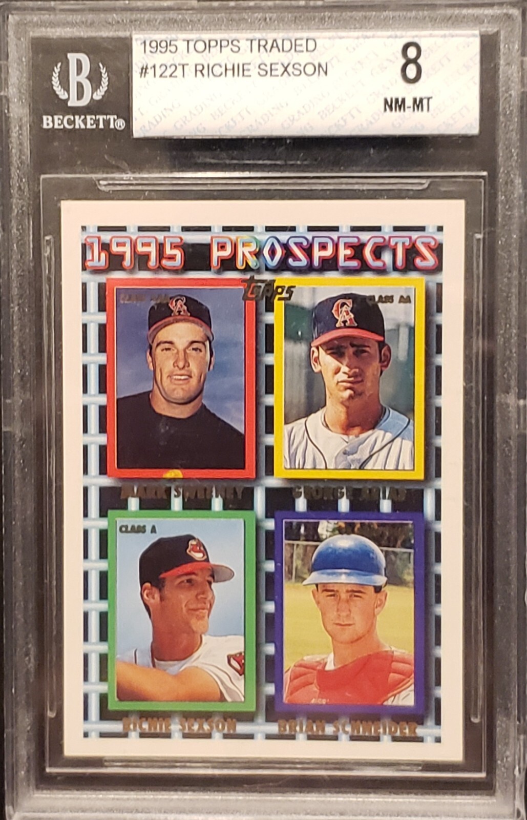 1995 Topps Traded & Rookies - Prospects Back says Mike Sweney; but Mark ...