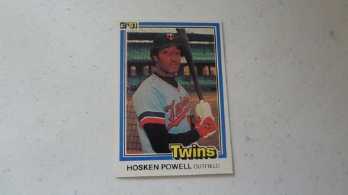 1981 DONRUSS # 567 HOSKEN POWELL BASEBALL CARD | eBay