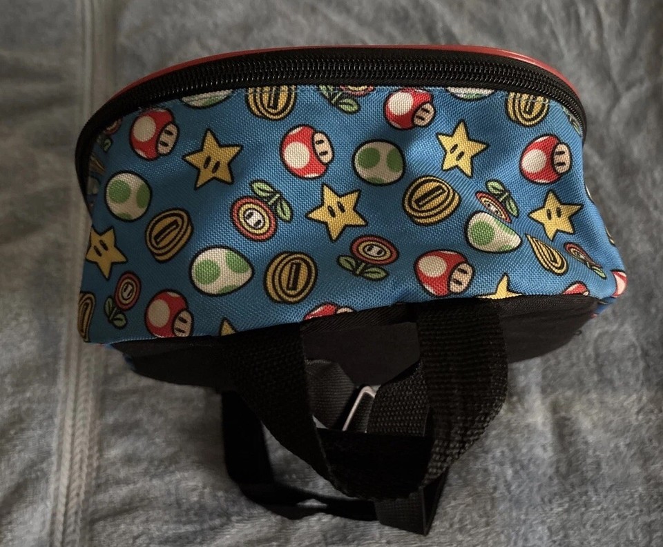 Bioworld Nintendo Super Mario Bowser Yoshi Toad Yoshi Mini Backpack EUC ...