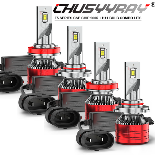 For Lexus GX470 2003 - 2009 4pcs LED Headlight 9005 + H11 High Low Beam ...