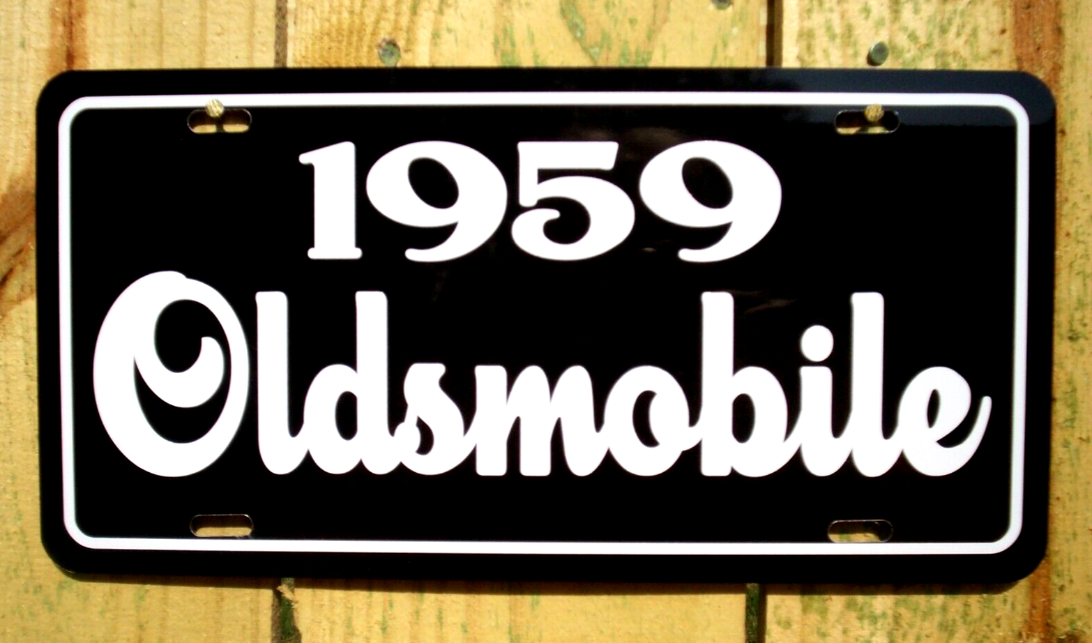 1959 Oldsmobile license plate car tag 59 Olds Dynamic Super 88 Holiday ...