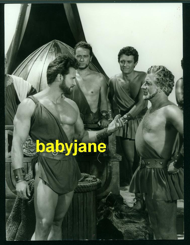 STEVE REEVES VINTAGE 7X9 PHOTO SEXY BEEFCAKE IN TOGA HERCULES 1958 | eBay