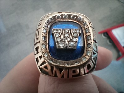 1990 CFL GREY CUP WINNIPEG BLUE BOMBERS CHAMPIONSHIP 10K RING | eBay