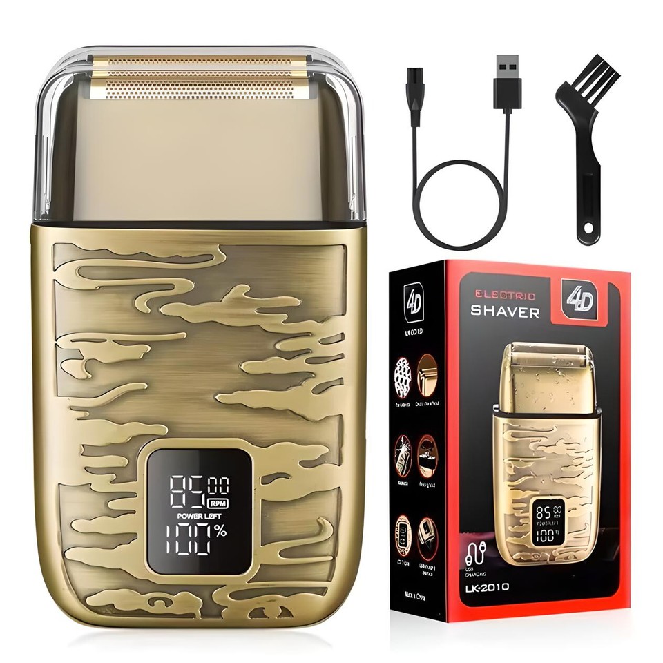 Hair Clipper men Trimmer Cordless Haircut metal body Grooming Kit T ...