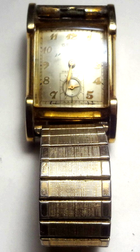 1940s Precision GRUEN 10k GOLD FILLED 21 JEWELED Veri-Thin WRISTWATCH ...