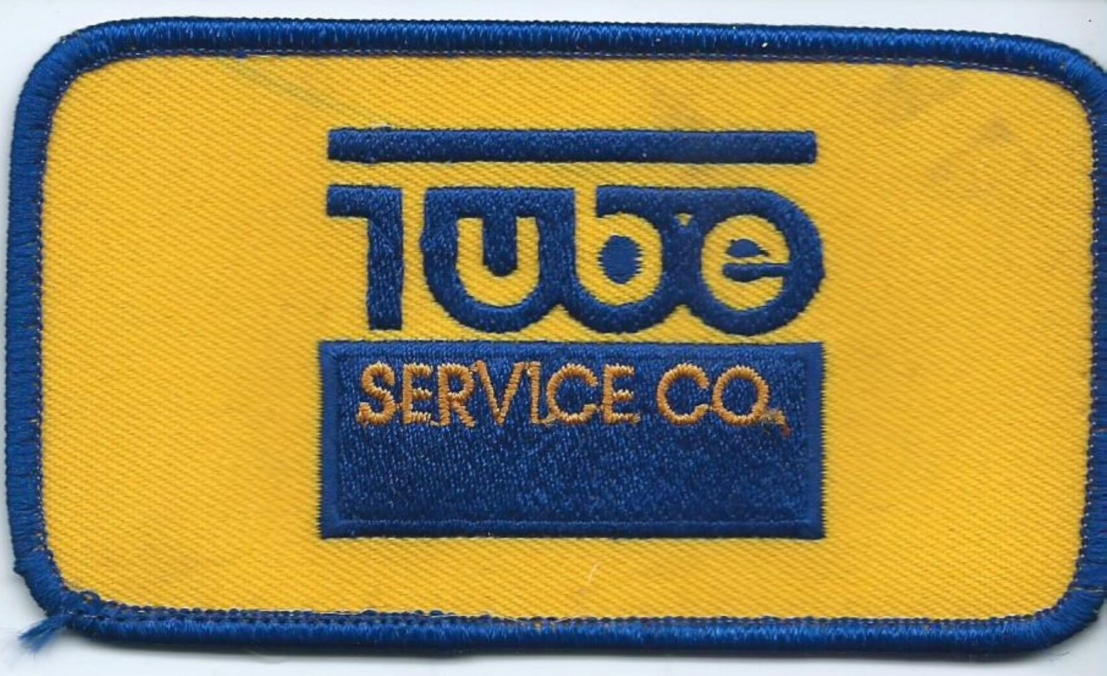 Tube Service Co Santa Fe Springs CA employee patch 2-1/2 X 4-1/2 | eBay