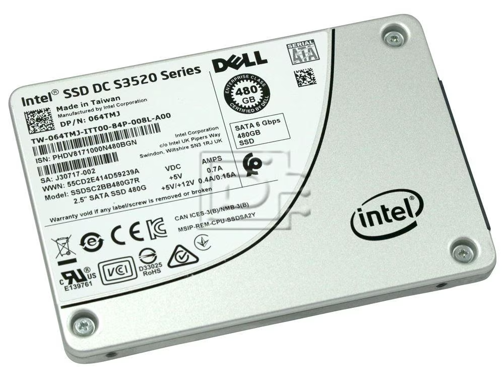 *LOT OF 2* Intel SSD DC S3520 Series 480GB SATA SSD 6Gbps | eBay