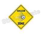 *Aluminum* Soccer Zone Funny Metal Novelty Sign 12"x12" | eBay