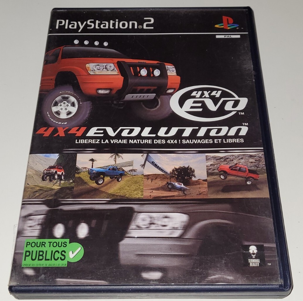 4x4 Evolution PlayStation 2 PAL - Prix - Photo - Présentation