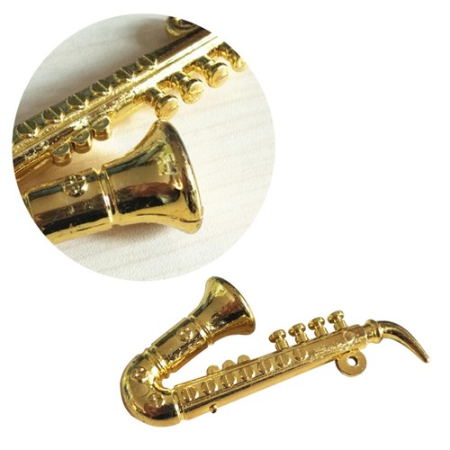 Child Fake Trumpet Mini Musical Instrument Decor Kids Saxaphone | eBay