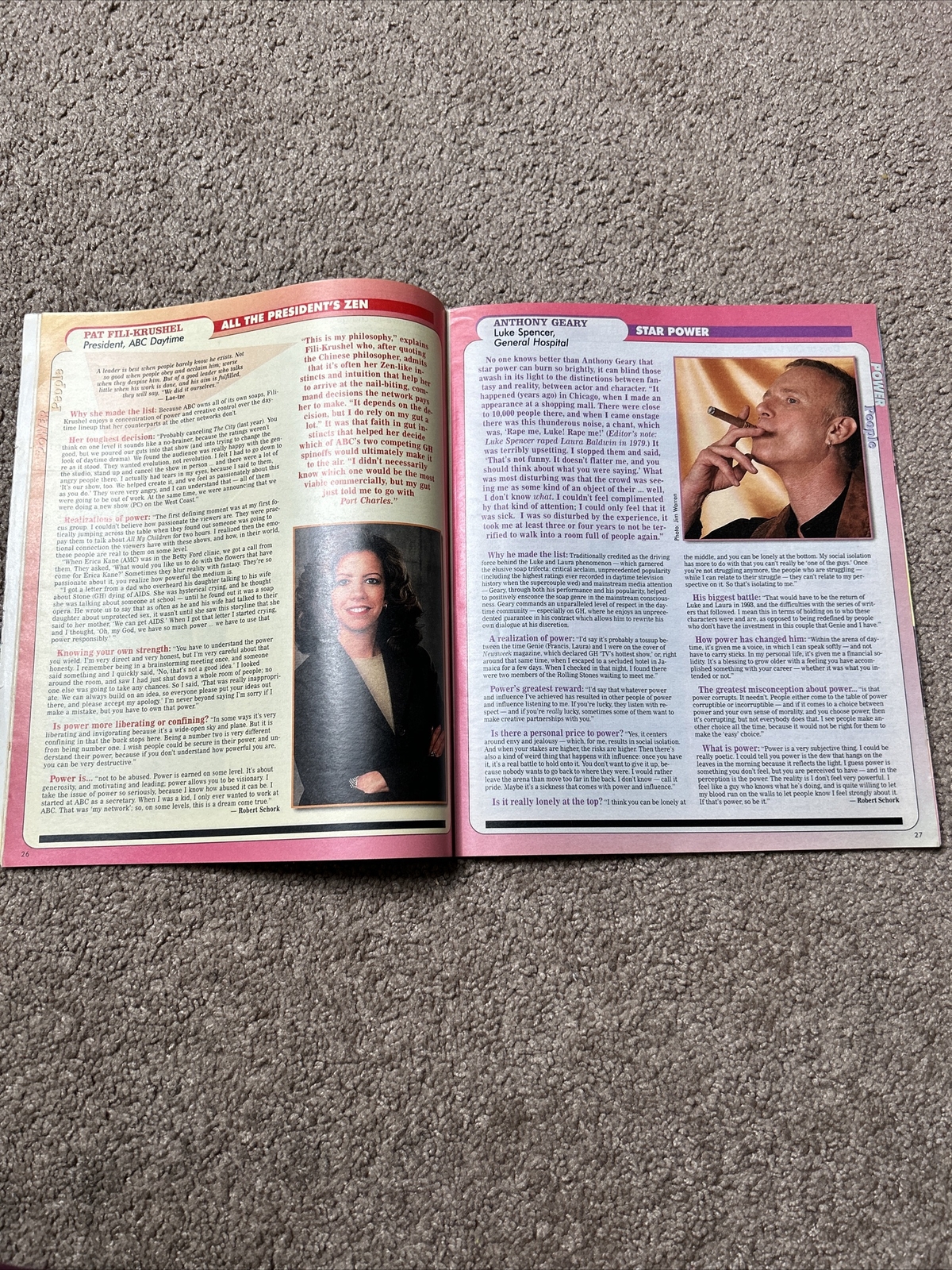SOAP OPERA MAGAZINE ~October 28 1997 ~General Hospital ~Jonathan ...