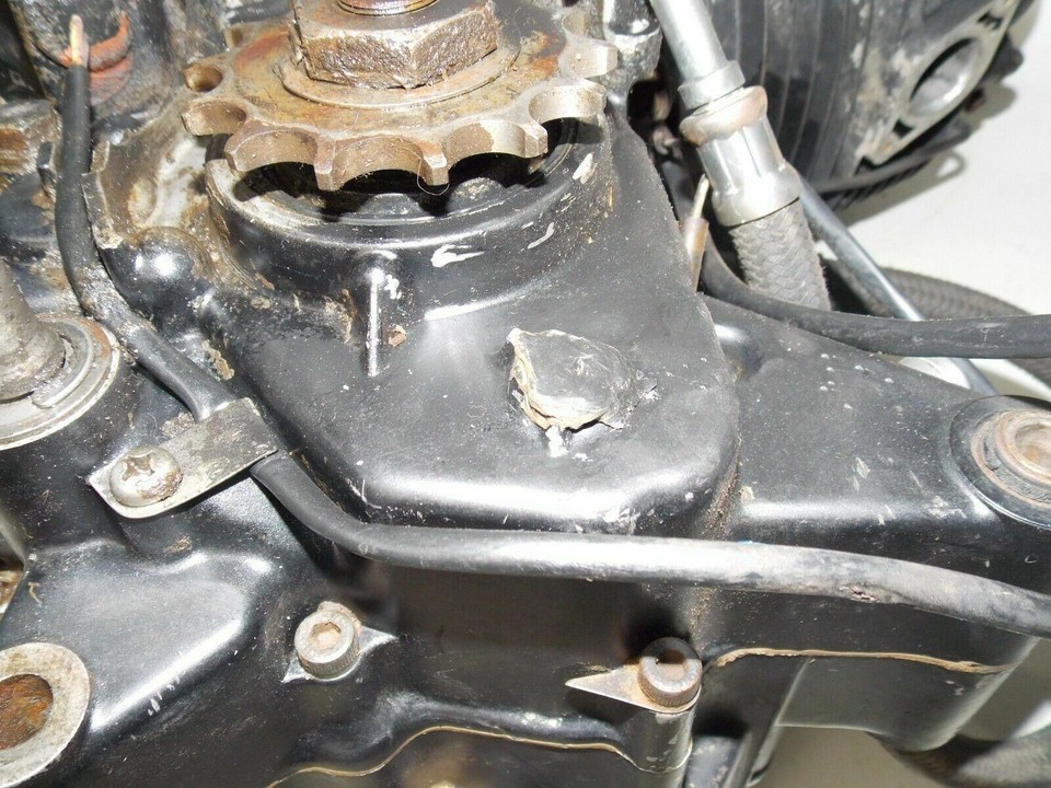 1976 Yamaha TT500 Complete Engine MOTOR 583-004867 5sp Thumper Vintage ...