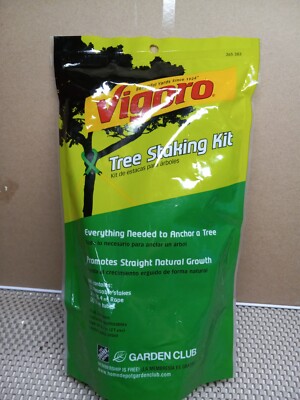 Vigoro Tree Staking Kit with Rope and Stakes Brand New | eBay