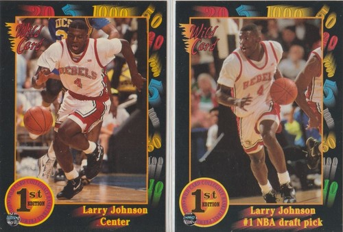 LARRY JOHNSON; 1992 WILD CARD FIRST EDITION CARDS # 1, 24 | eBay