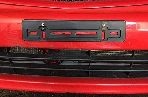 Front License Plate Tag Holder Mounting Adapter Bumper Kit Bracket for ...