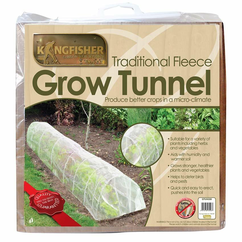 Smart Garden GroZone Fleece Growing Tunnel Polytunnel Grow Tunnel Green ...