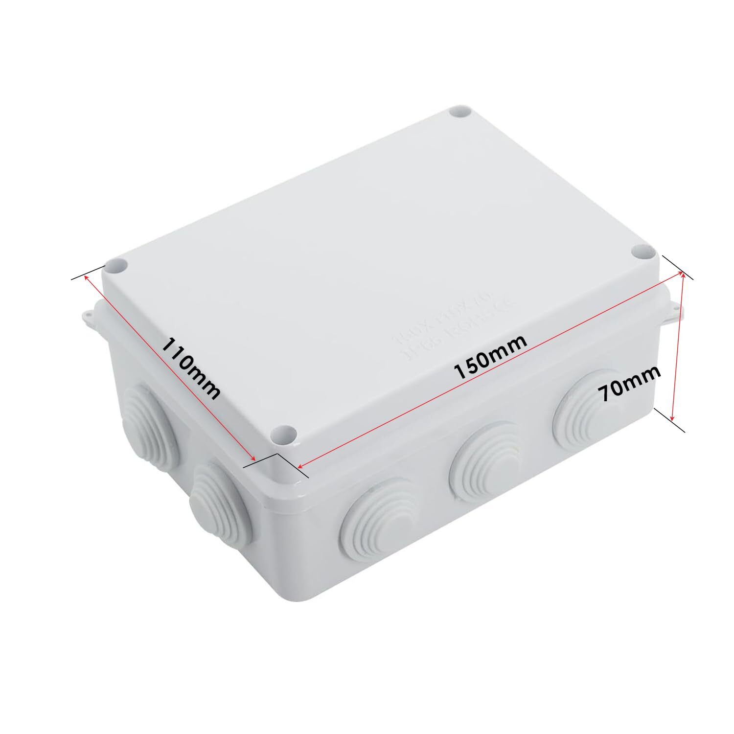 IP65 WATERPROOF JUNCTION BOX ENCLOSURE TERMINAL ELECTRIC CABLE ...