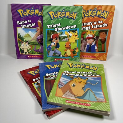 Pokémon 2017 Book Lot Of 6! (Classic Chapter Book Collections ...