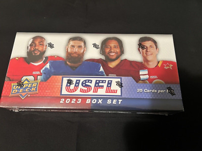 2023 UPPER DECK USFL FOOTBALL CARDS HOBBY BOX SET BASE PARALLEL AUTO | eBay