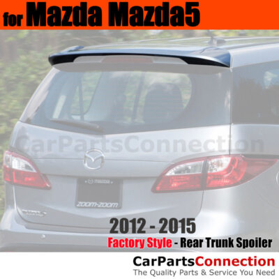 Primer Unpainted ABS Rear Trunk Spoiler Wing For 2012+ Mazda 5 Mazda5 ...