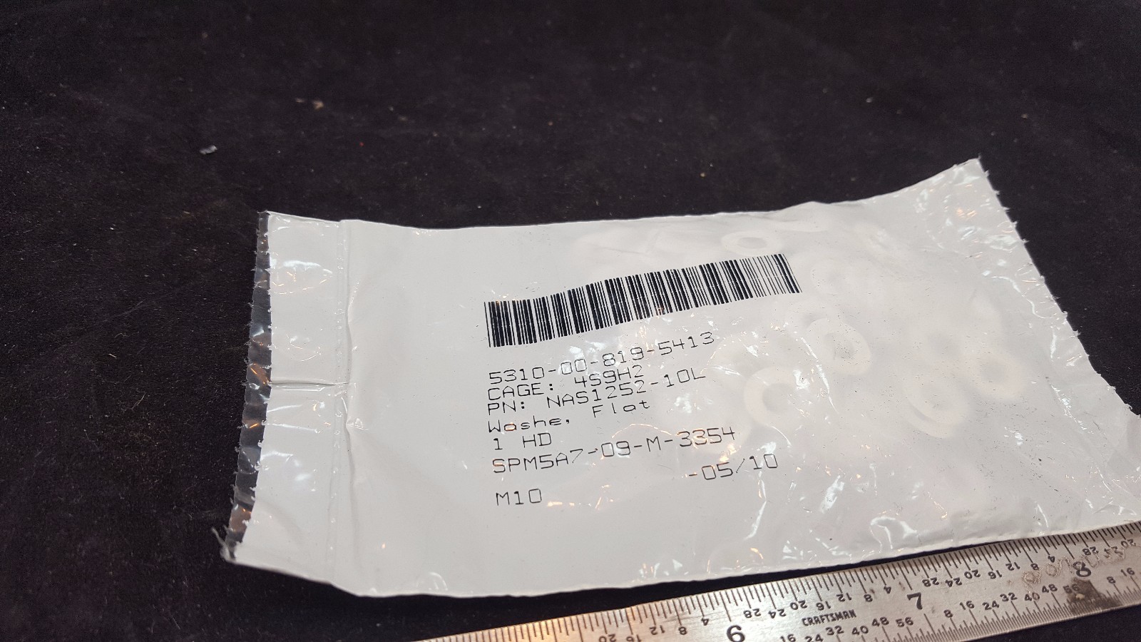 100 EACH 3/16 ALUMINUM WASHERS RIVET BACKING NAS1252-10L F49-5 | eBay