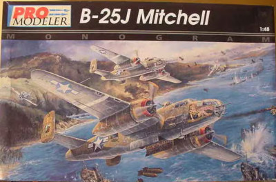 NOB Revell Monogram Pro Modeler 1/48 B-25J Mitchell Model Kit - 5927 ...