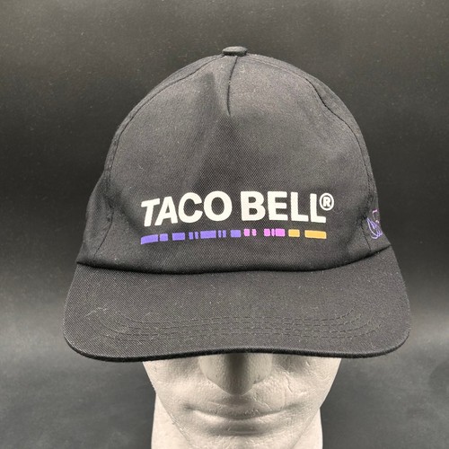Taco Bell Hat Black Snapback Adjustable Men's Logo Retro Design | eBay