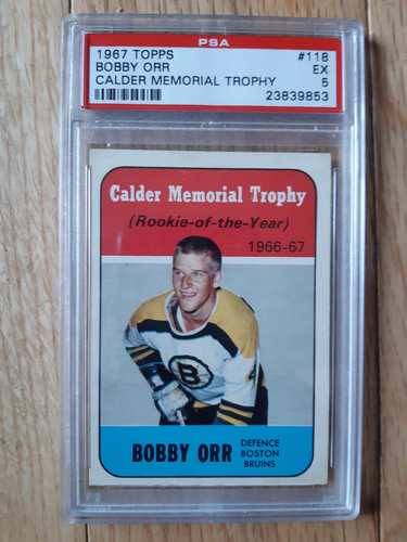 1967 bobby orr calder memorial trophy psa 5 | eBay