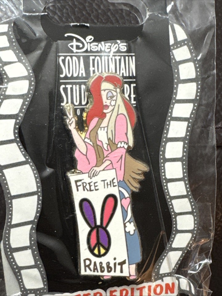 Disney Soda Fountain Jessica Rabbit Free The Rabbit LE 300 Pin | eBay