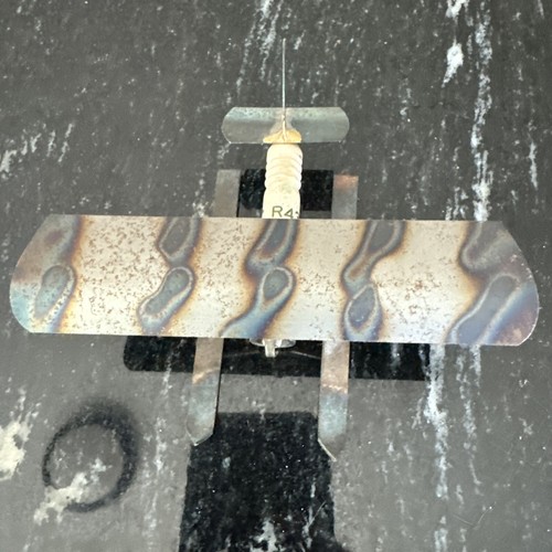 Bi-plane Recycled Metal Folk Art Hand Made Spark Plug Mexico ...