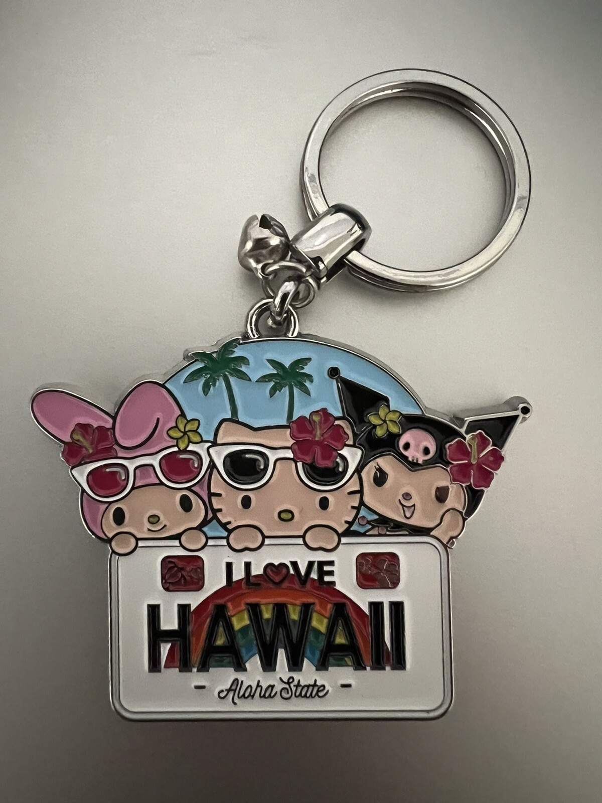 Hello Kitty Kuromi My Melody I love Hawaii Keychain New | eBay