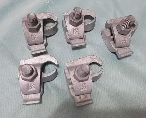 Rigid Conduit Pipe Edge Beam Perpendicular Clamps 1/2" Lot of 5 NEW ...