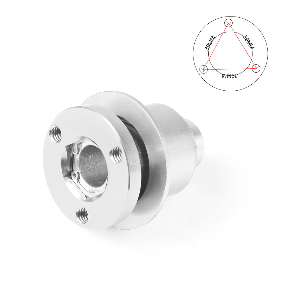 3 Bolts Aluminum Car Steering Wheel Quick Release Disconnect Hub 3/4 ...