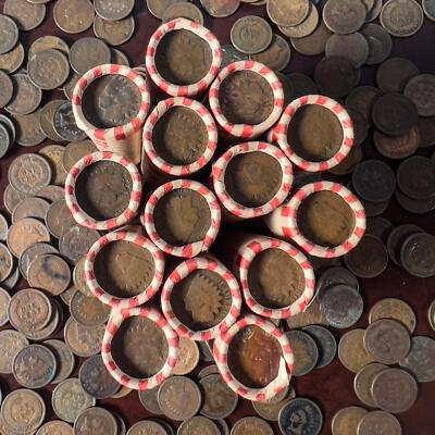 1864-1909 Indian Head Cent 50-Count Rolls (Avg Circ/VG) | eBay