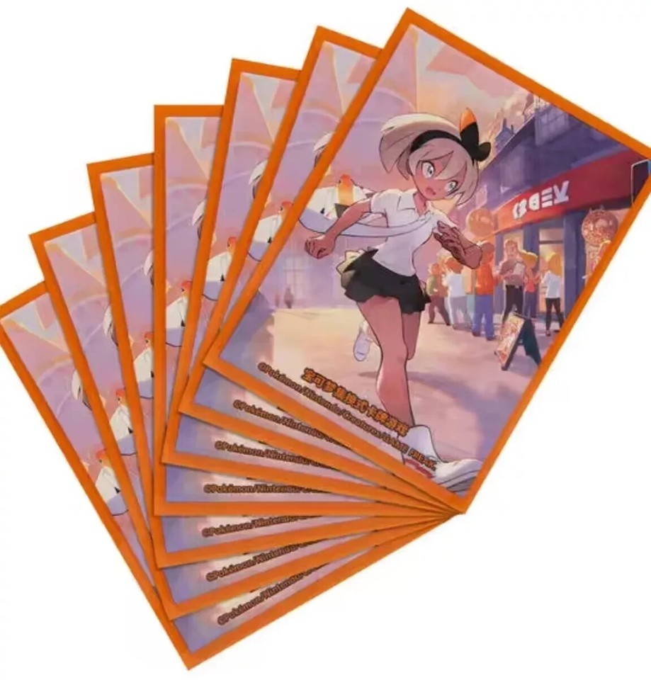 Pokemon S-Chinese 2024 Bea Trainer Theme Card Sleeve Set (64 Pieces ...