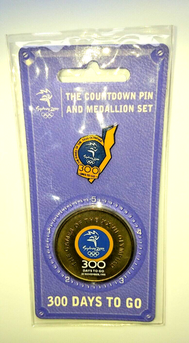 Olympic Games Pins Badge Sydney 2000 Countdown Pin & Medallion Set 300 ...