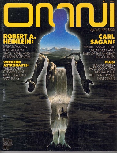 Omni George RR Martin Carl Sagan Robert Heinlein Août 1979 Silicone ...