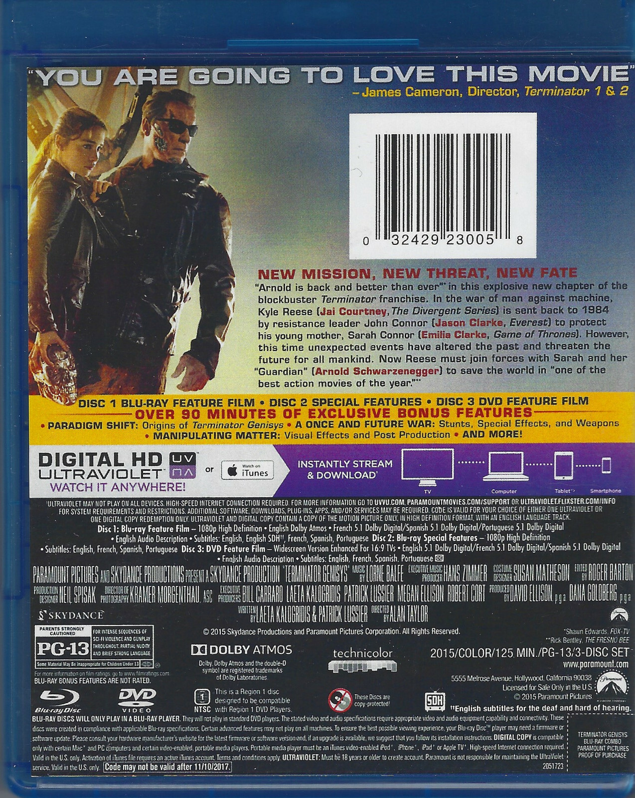 Terminator Genisys (Blu-ray/DVD, Includes Digital Copy Only Best Buy ...