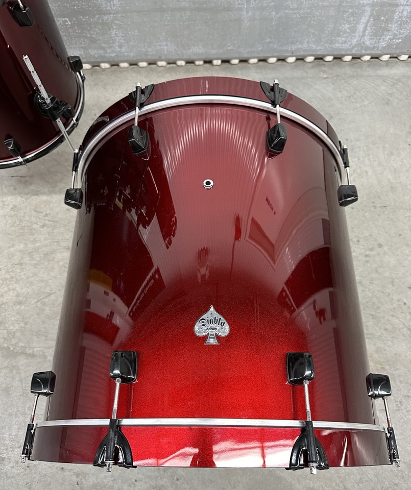 ddrum Drum Set 5-piece Kit Shell Pack Diablo Red/ Black | eBay