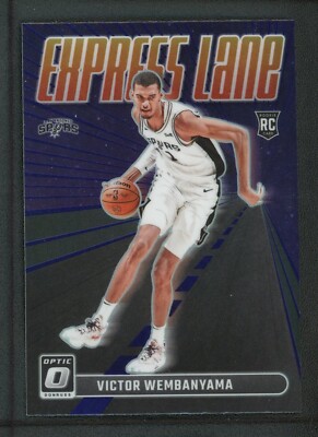 2023-24 VICTOR WEMBANYAMA PANINI DONRUSS OPTIC EXPRESS LANE ROOKIE RC ...