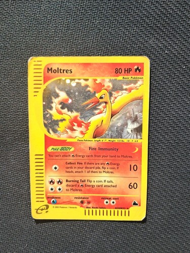 Moltres HOLO H20/H32 SKYRIDGE 2003 ENG POOR | eBay