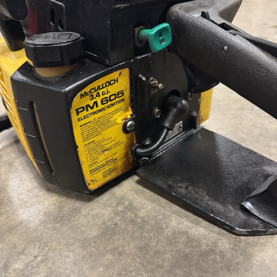 McCulloch PM 605 Chainsaw - Very Nice Condition - Runs - Needs Carb Work | eBay