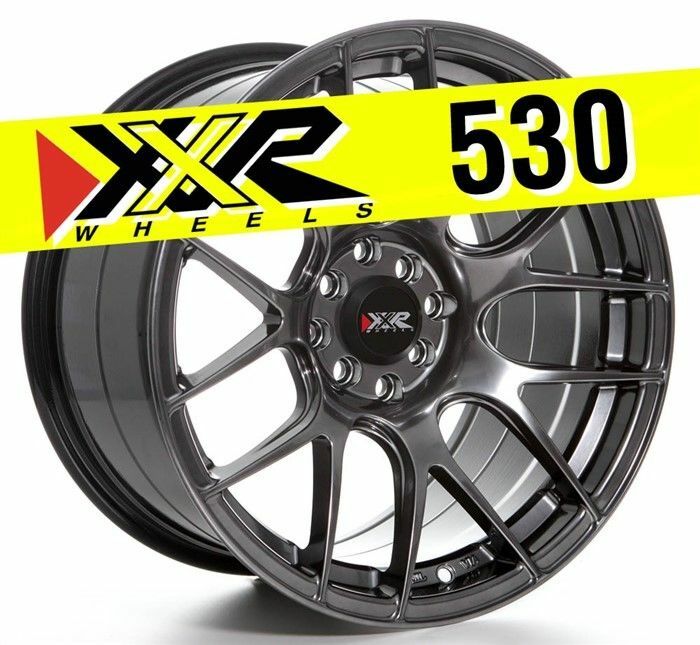 XXR 530 17X9.75 5X100 5X114.3 +25 CHROMIUM BLACK WHEELS (SET OF 4) | eBay