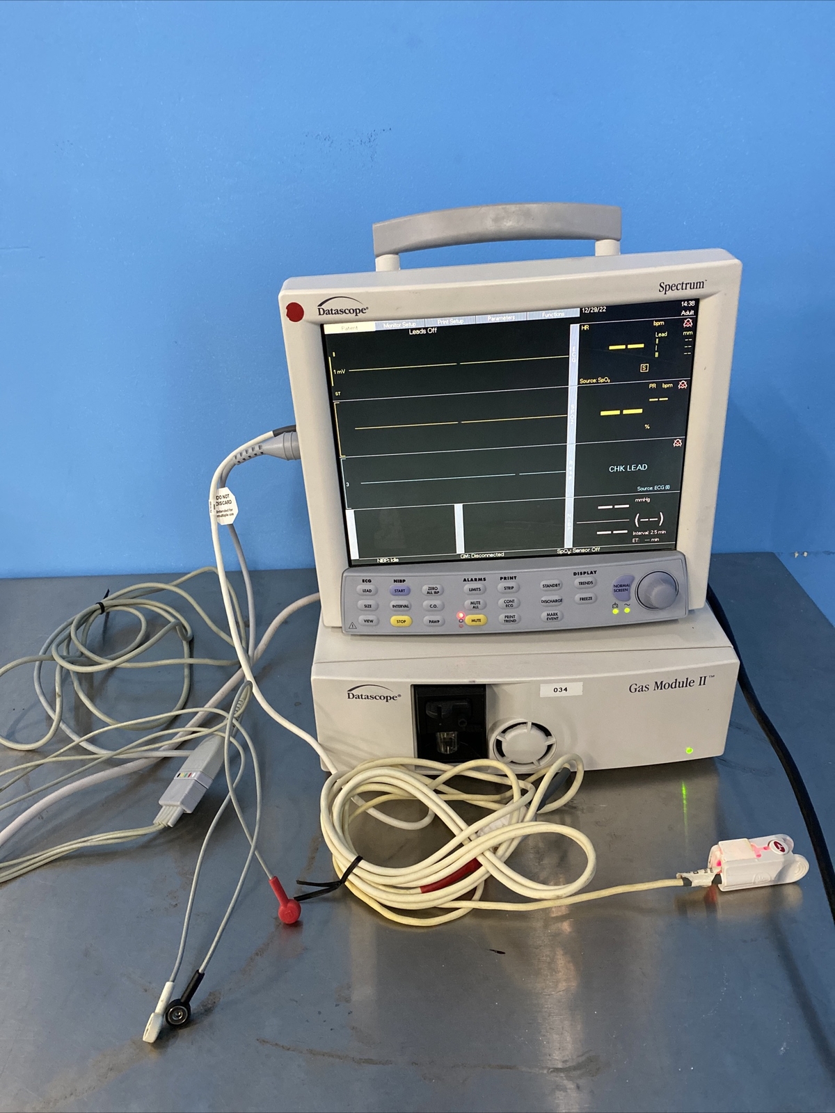 Datascope Mindray Gas Module all & Spectrum monitor W Masimo Spo2, 3 ...